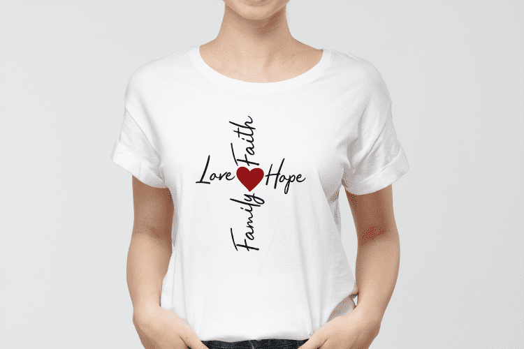 Free Faith Love Hope Family Cross SVG - TheCraftingTribe | Top-Quality ...