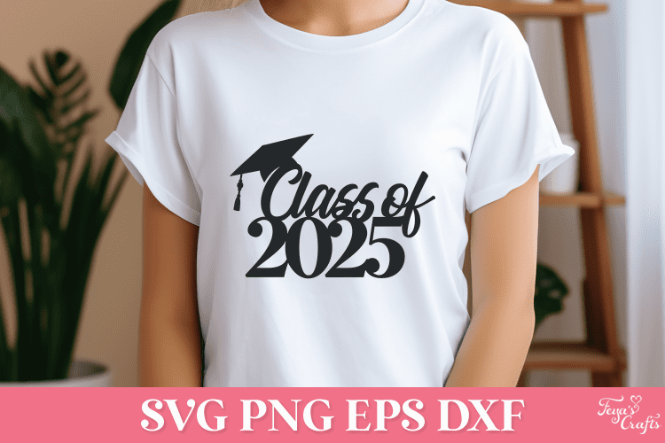 Free Class of 2025 SVG Cake Topper - TheCraftingTribe | Top-Quality ...